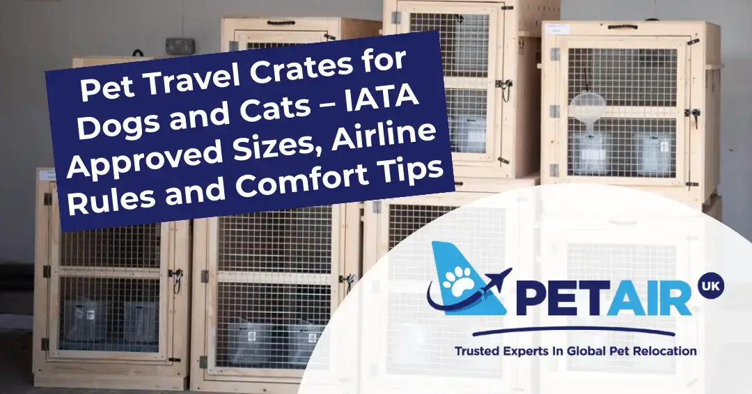 Pet Travel Crates for Dogs and Cats | PetAir UK